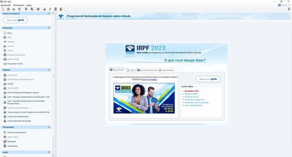 Receita Federal libera programa da declaração do Imposto de Renda 2024 ...